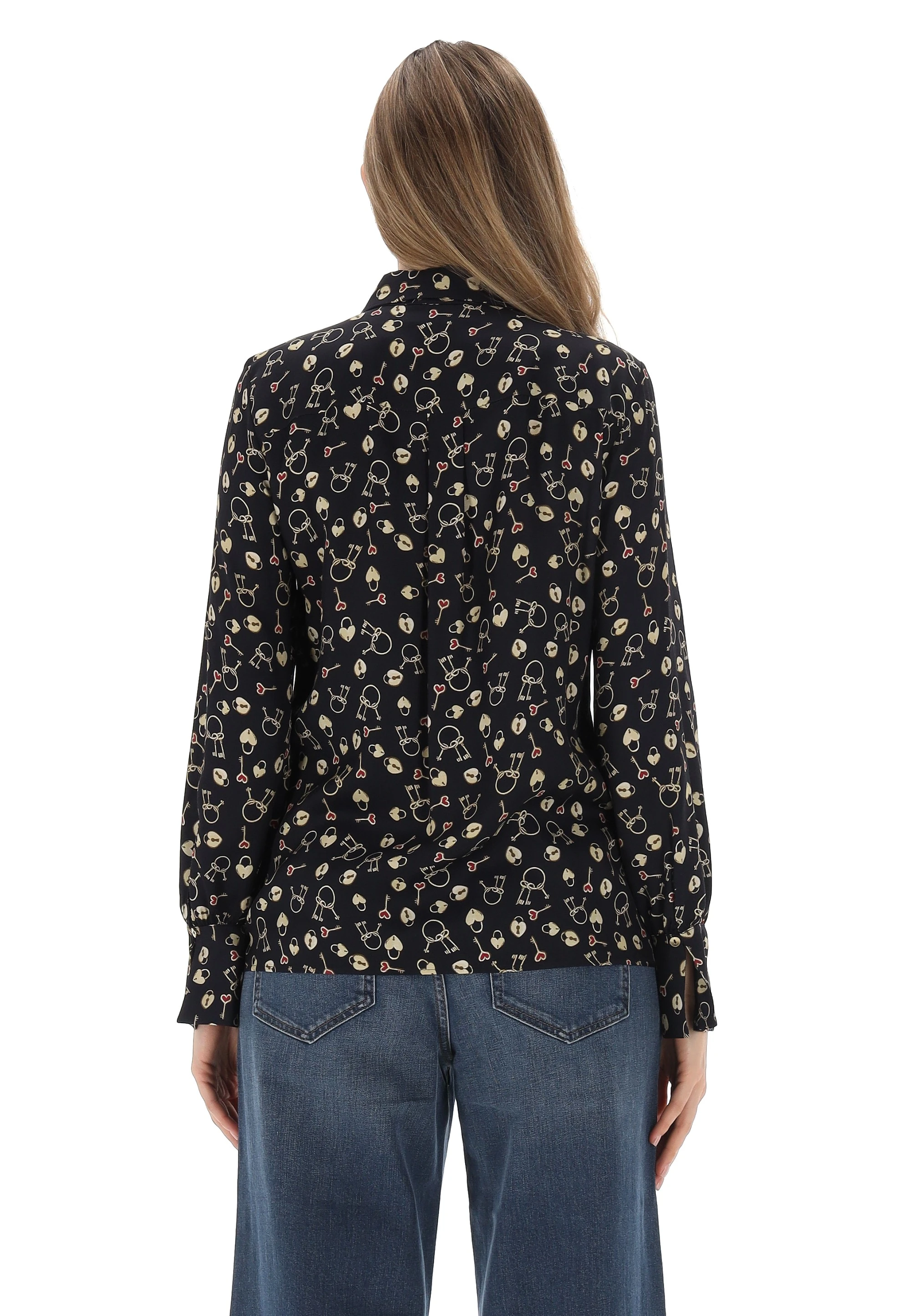 Camicia in viscosa iBluse donna in fantasia mod. Teresa - Nico.it