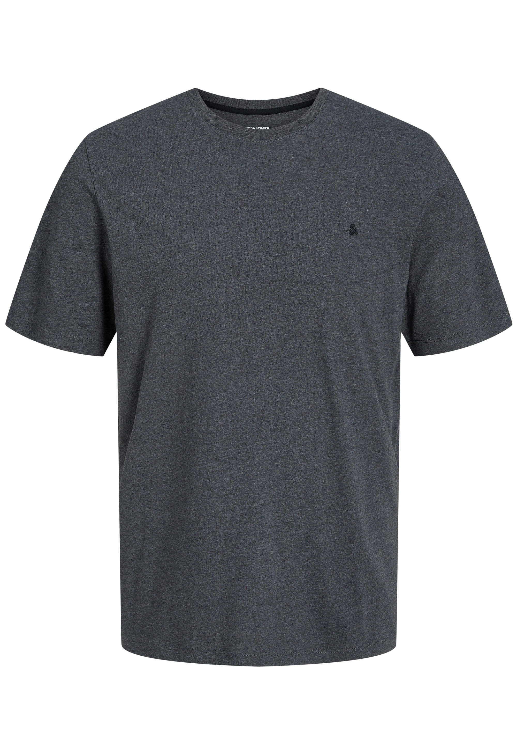 T-shirt in cotone organico con logo ricamato Jack & Jones +FIT - Nico.it