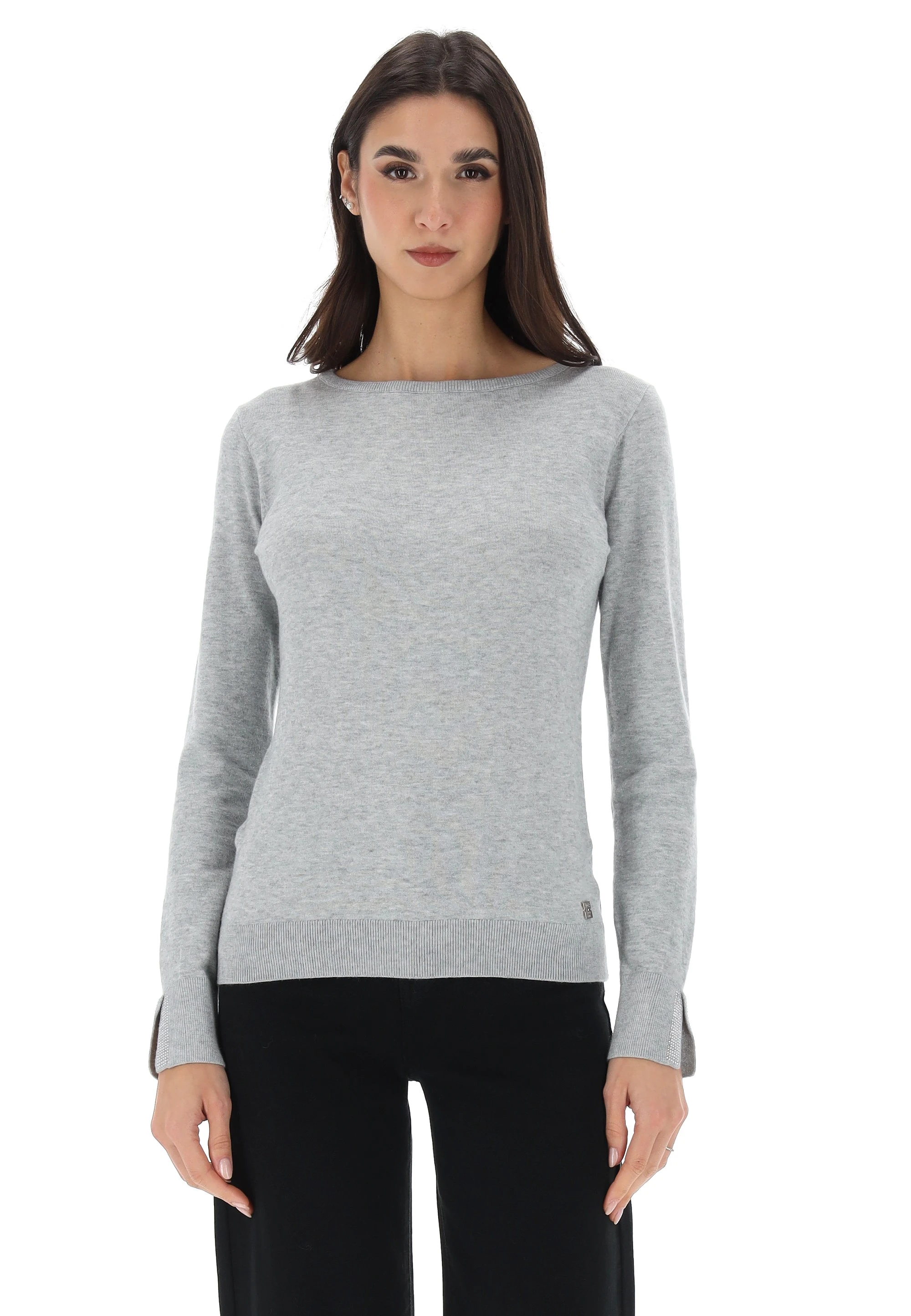 Pullover scollo barchetta tinta unita Age donna - Nico.it